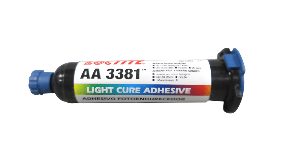 LOCTITE® AA 3381 is a medium-viscosity, one-component UV-curable acrylic adhesive designed for ...